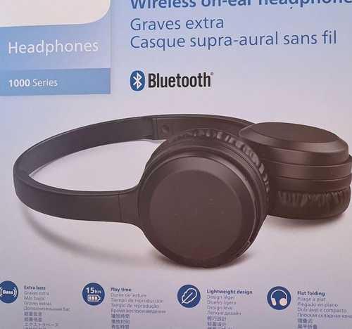 Беспроводные наушники Philips TAH1108BK/00 черный