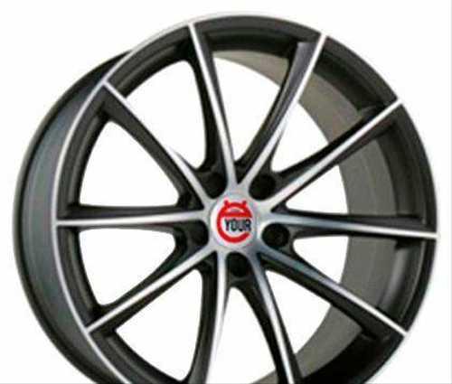 Диск Ё-Wheels E16 6.5x16 4x100 ET45 DIA54.1 BKF