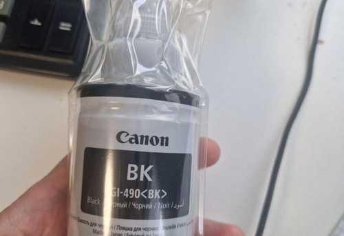 Чернила Canon GI-490 BK черный