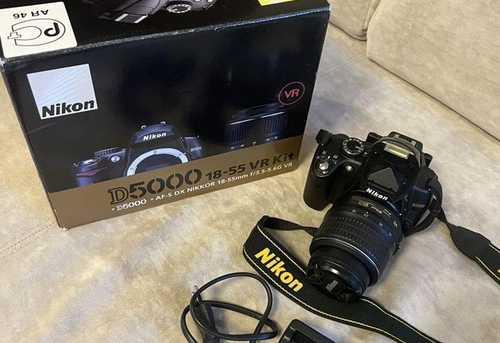 Зеркальный фотоаппарат nikon d5000 18-55 VR kit