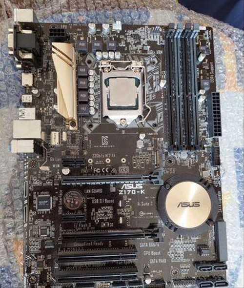 Материнская плата asus Z170-K