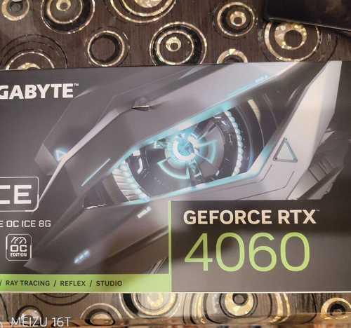 Видеокарта Gigabyte RTX4060 Eagle OC Ice 8GB