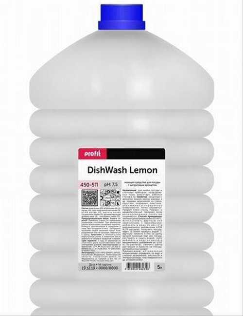 Гель для посуды profit dishwash lemon, 5 л, арт. 4