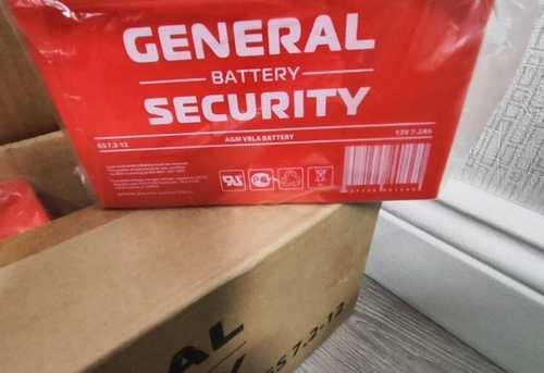 Аккумуляторы general security 12 вольт 7 ач