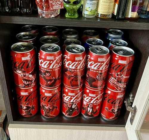 Coca cola marvel