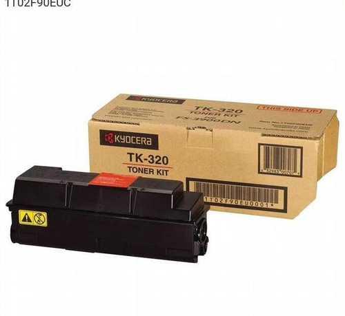 Тонер-картридж Kyocera TK-320 Лазерный Черный 1500