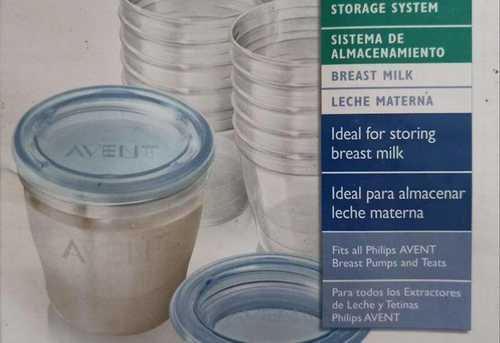 Avent контейнеры для грудного молока