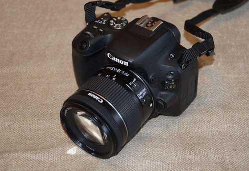 Canon 200D stm kit 11300 кадров +сумка Доставка