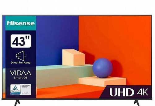 Телевизор Hisense 43" 43A6K, LED, 4K Ultra HD, чер