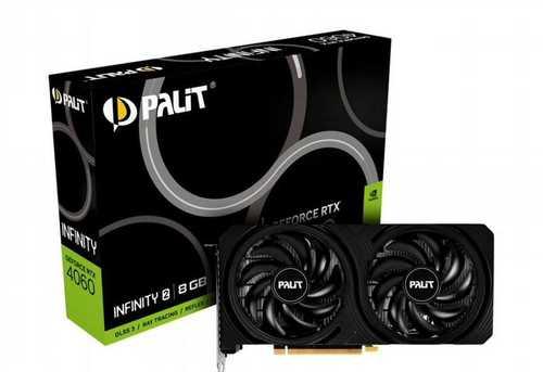 Новая Palit Nvidia GeForce RTX4060 Infinity 2 8Gb