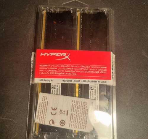 Оперативная память Kingston HyperX ddr4 16gb