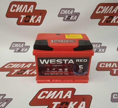 Аккумулятор Westa Red 60 обратной полярности