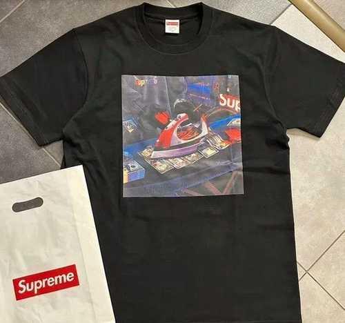 Футболка Supreme Gas Tee Черная (Хит 2025)