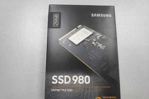 M.2 250гб samsung 980 2280, PCI-E x4, NVMe