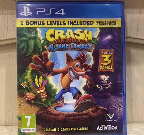 Crash bandicoot n sane trilogy ps4