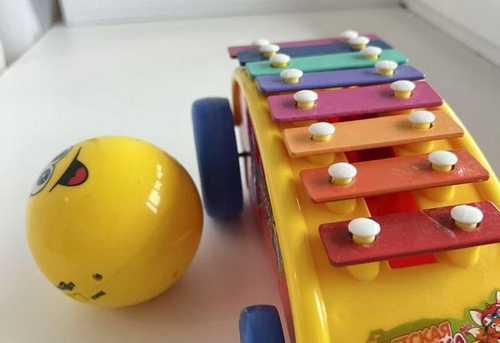 Развивающие игрушки колобок ксилофон
