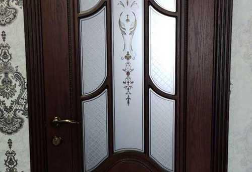Дверь межкомнатная Болонья 70см со стеклом