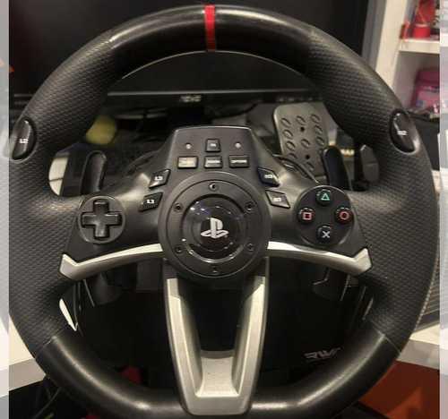 Игровой руль hori racing wheel apex