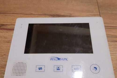 Монитор Polyvision PVD-705C (белый) видеодомофона
