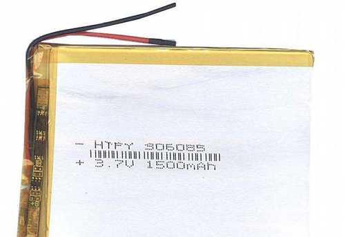 Аккумулятор Li-Pol (батарея) 3*60*85мм 2pin 3.7V/1