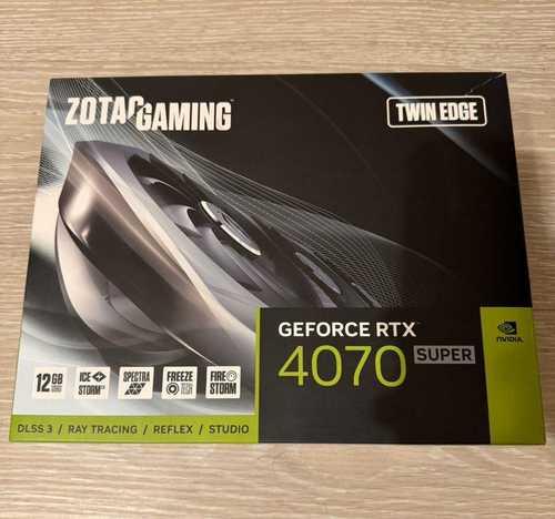 Видеокарта Zotac RTX 4070 super twin edge