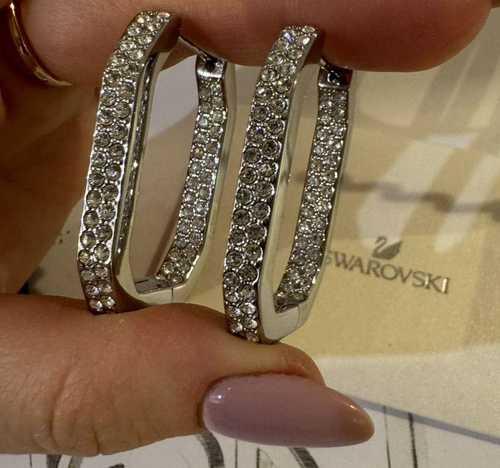 Серьги Swarovski Dextera крупные