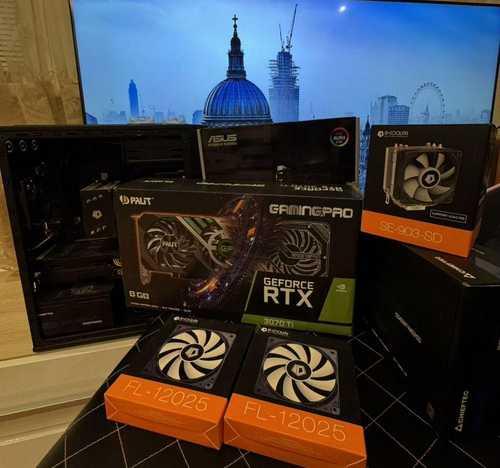 Игровой пк rtx 3070ti / AMD Ryzen 5Pro 4650g / SSD