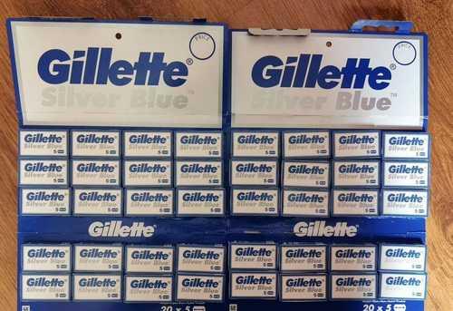 Лезвие Gillette Silver Blue