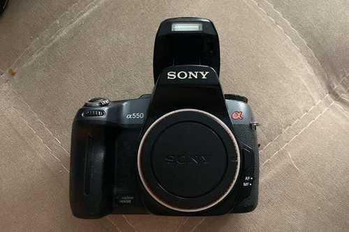 Зеркальный фотоаппарат sony alfa 550