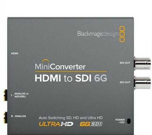 Blackmagic Mini converter hdmi to SDI 6G