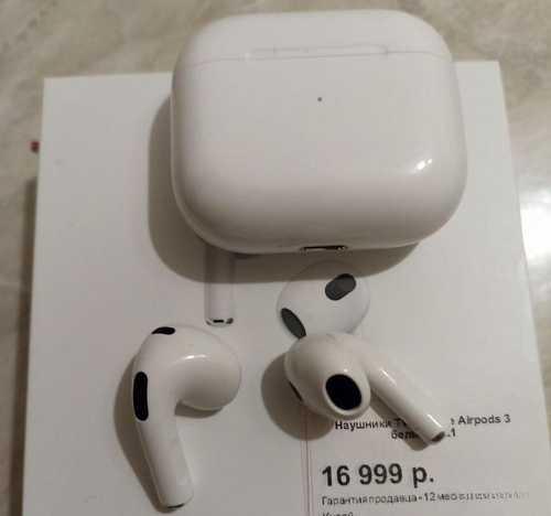 Наушники apple airpods 3 оригинал