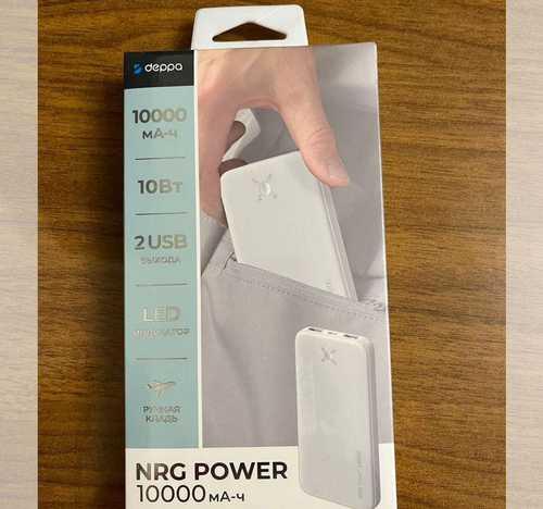 Внешний аккумулятор Deppa NGR Power 10000 mAh