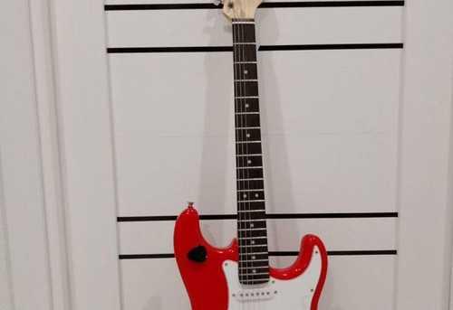Электрогитара Fender squier mm stratocaster red