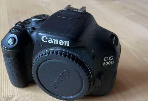 Камера Canon EOS 600D+объектив Canon 50 mm f/1.8