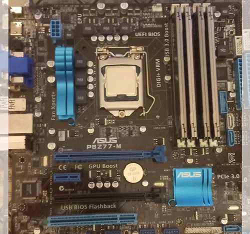 Комплект P8Z77-M i7 3770k 32gb озу