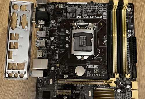 Материнская плата asus B85M-G 1150