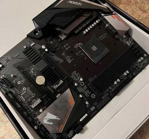 Материнская плата b450 Aorus elite (AM4)