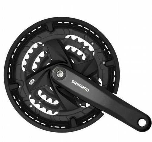 Система шатунов Shimano Altus, M371, 170мм, Кв, 44