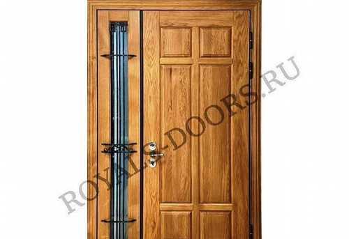 Металлическая входная дверь с боковой вствкой
