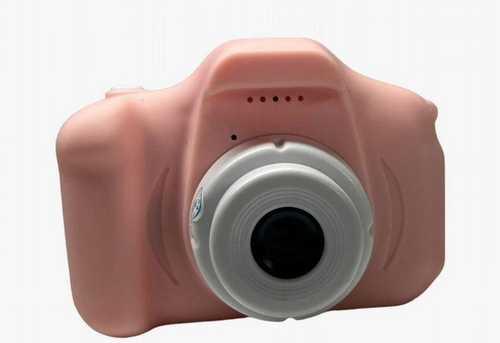 Детский фотоаппарат-камера X2 розовая
