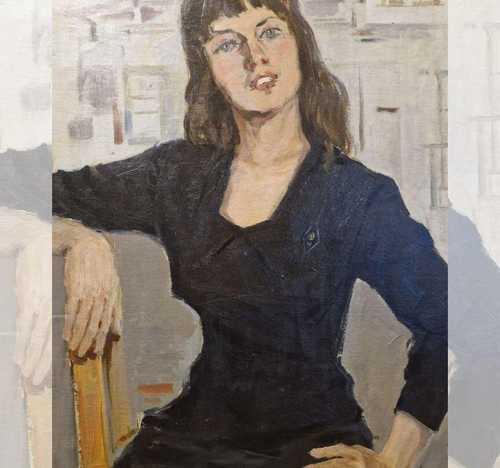 Сундуков А.М "Девушка архитектор"1967
