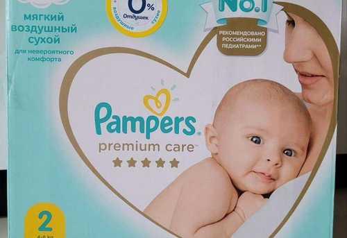 Pampers premium care 2 80штук