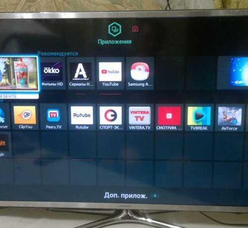 Бюджетный Samsung Smart TV 40"(102см), 3D, Wi-Fi