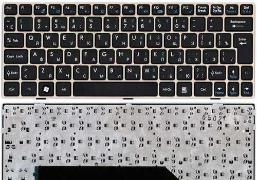 Клавиатура для ноутбука MSI U160 L1350 U135 черная