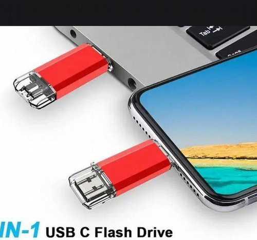 Usb type-c флешка 64 Гб новая