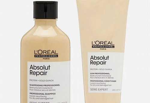 Набор Loreal absolut repair shampoo+conditioner