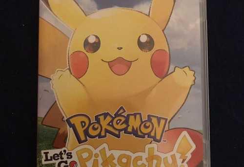 Нинтендо свитч(Pokemon lets go Pikachy)