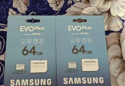 Samsung Evo plus 64 гб
