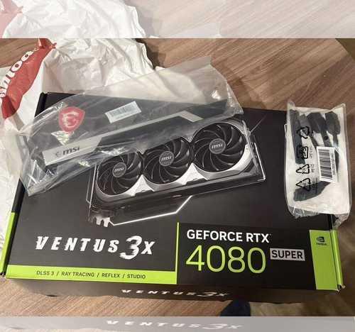 Видеокарта MSI GeForce RTX 4080 super ventus 3X