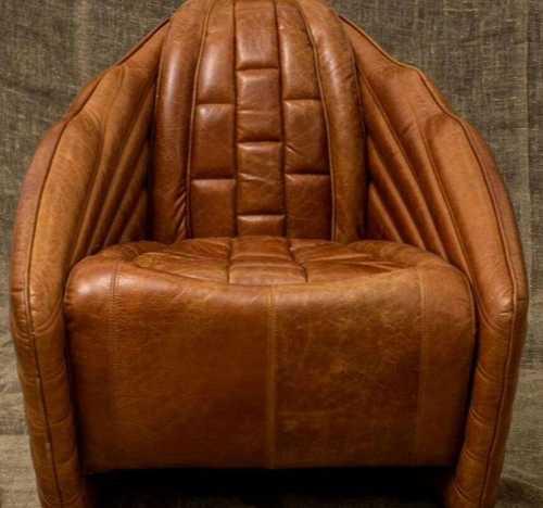 Кресло кожаное